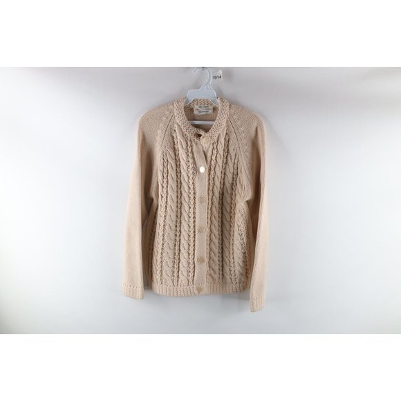 Vintage | Sweaters | Vintage 7s Streetwear Medium Hand Loomed Chunky ...